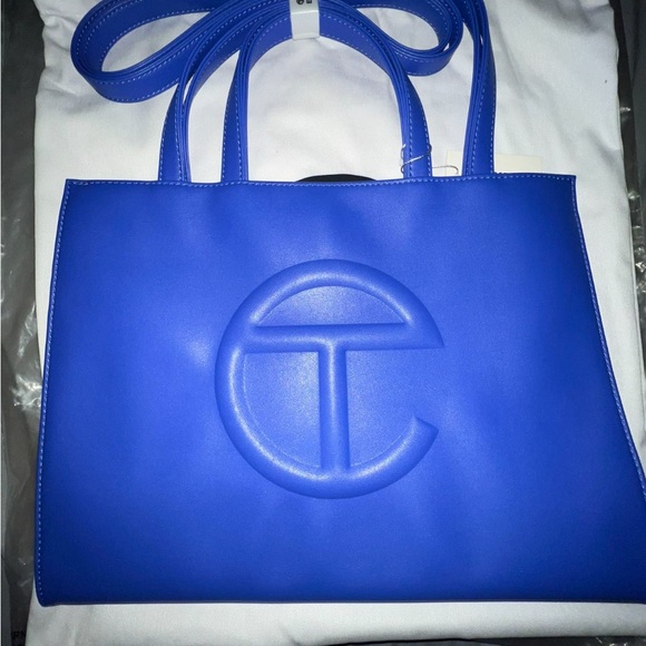 Telfar | Bags | Telfar Painter Blue Shopping Bag | Poshmark